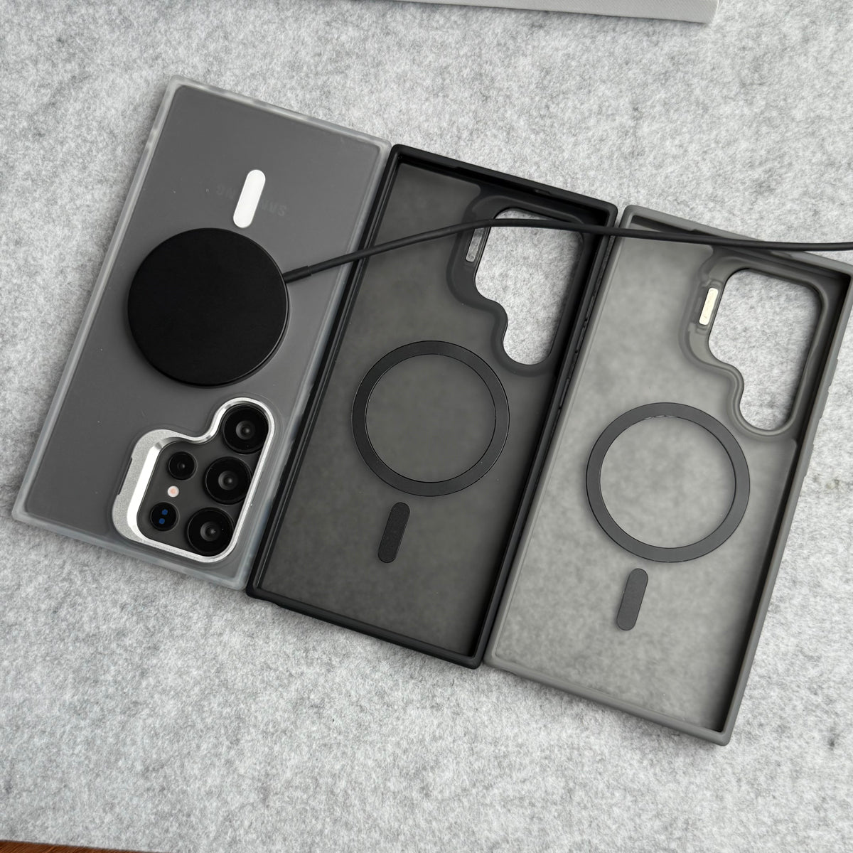 Samsung Galaxy S25 Ultra Smoke MagSafe Cover With Metal Camera Bump Ki ...